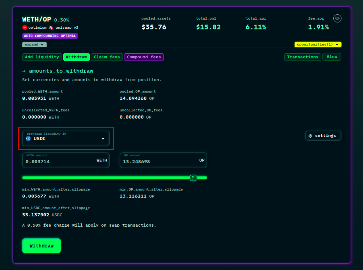 Position Management Tools