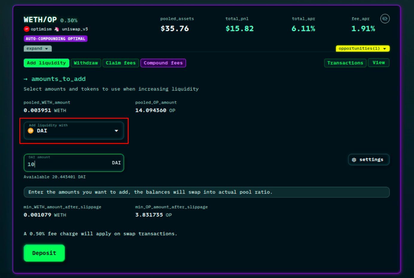 Position Management Tools